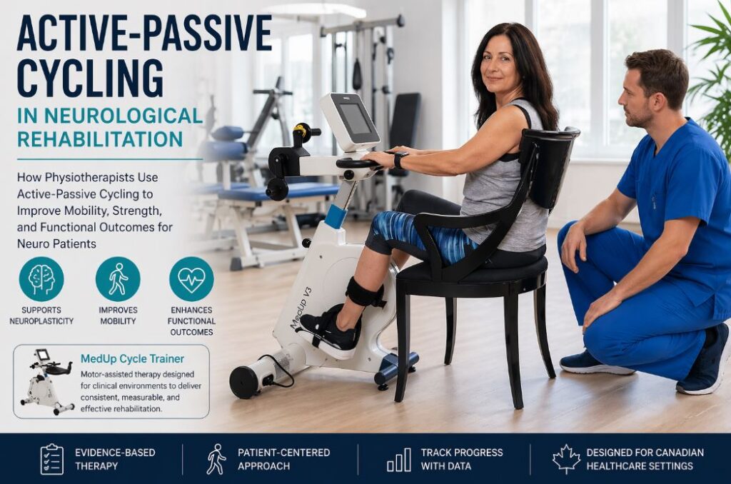 MedUp V3 Cycle for Rehab & Chronic Mobility Therapy - MedUp Bike